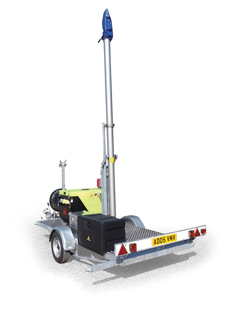 WTM Trailer Mast - SMC - Antenna and Mast Specialists